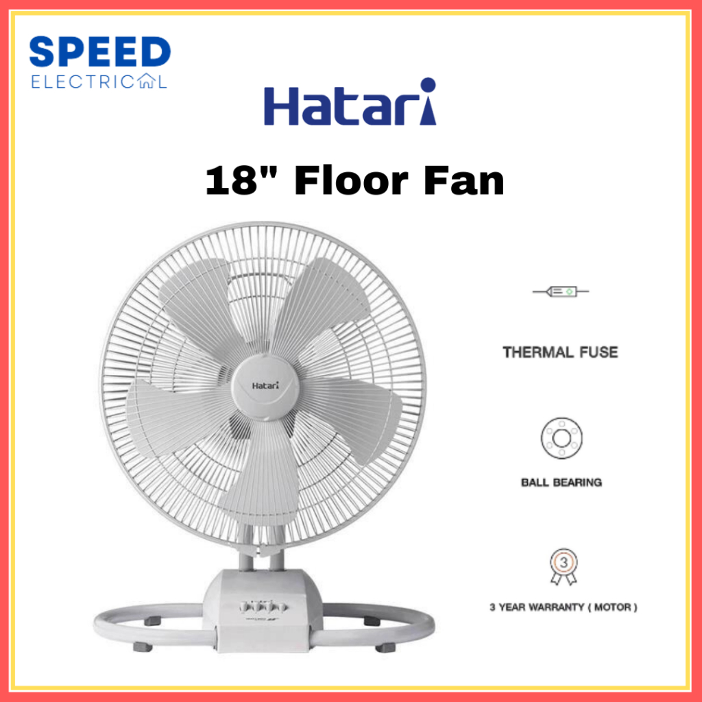 HATARI INDUSTRIAL FLOOR FAN 18" IT18M2 18INCI FLOOR FAN | Shopee Malaysia