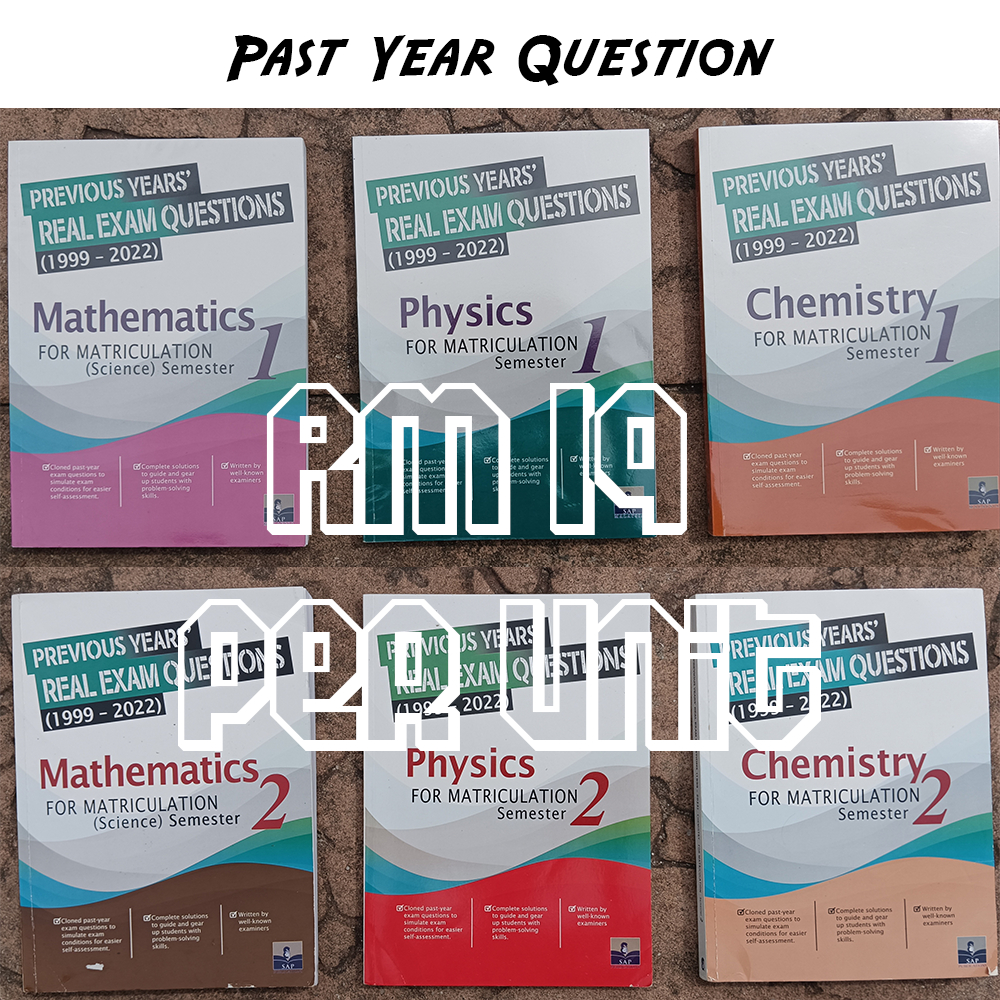 Matriculation book / Buku matrik untuk dijual (2nd hand) | Shopee Malaysia