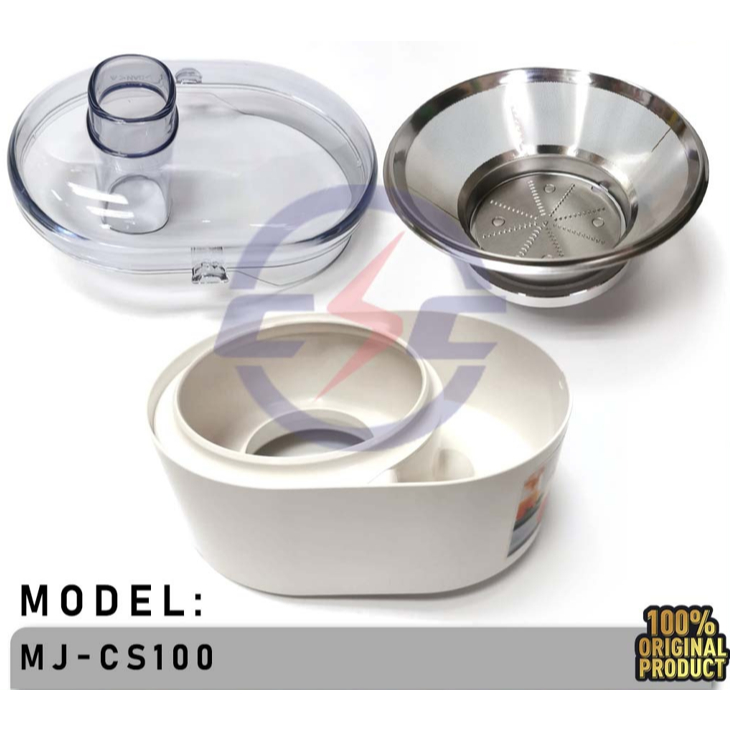 Panasonic MJ-CS100 Juicer Cover Lid/Plunger/Spinner/Container/Juicer ...