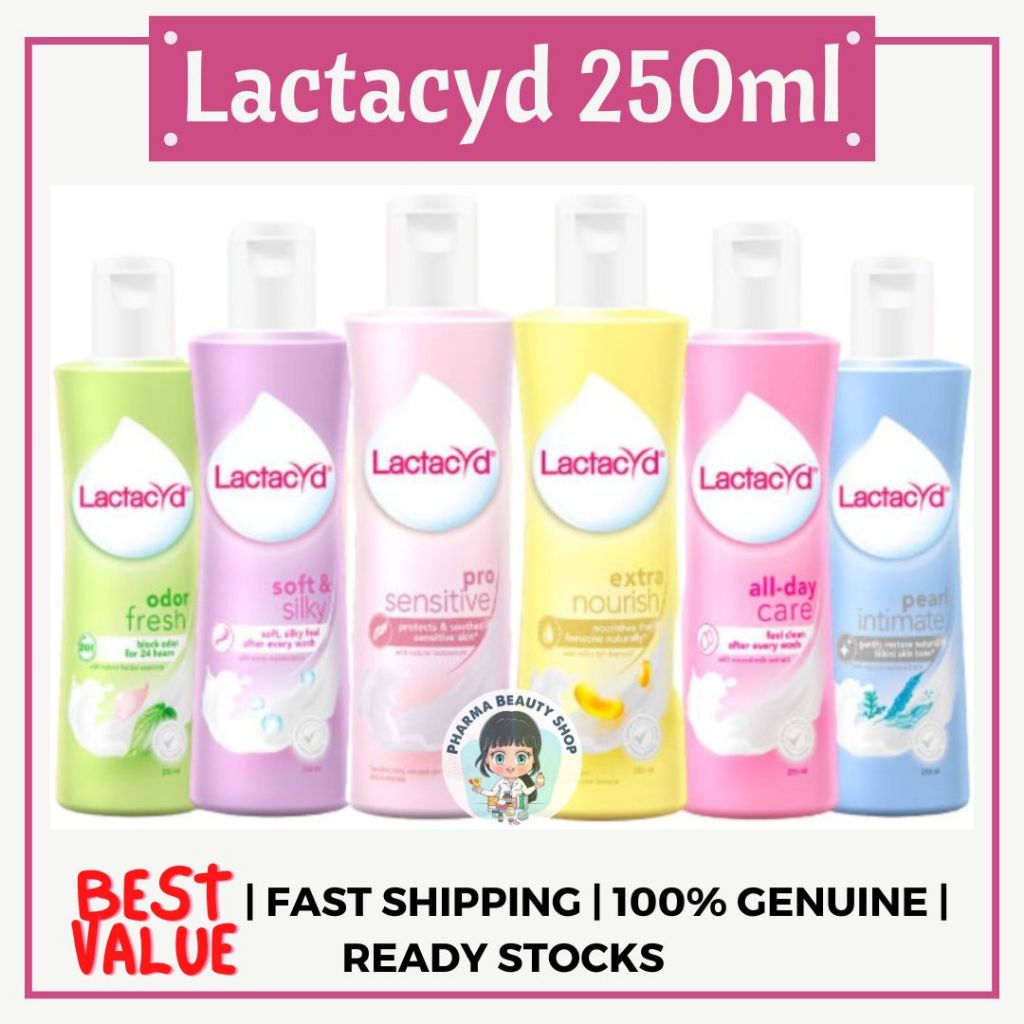 Lactacyd Daily Feminine Wash Range 250ml [Pencuci Bahagian Intim Wanita ...
