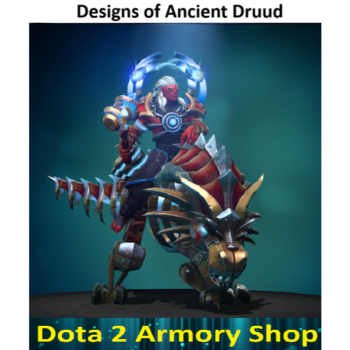 Dota2 Disruptor🔥Crownfall Treasure I Set🔥 Designs of Ancient Druud ...