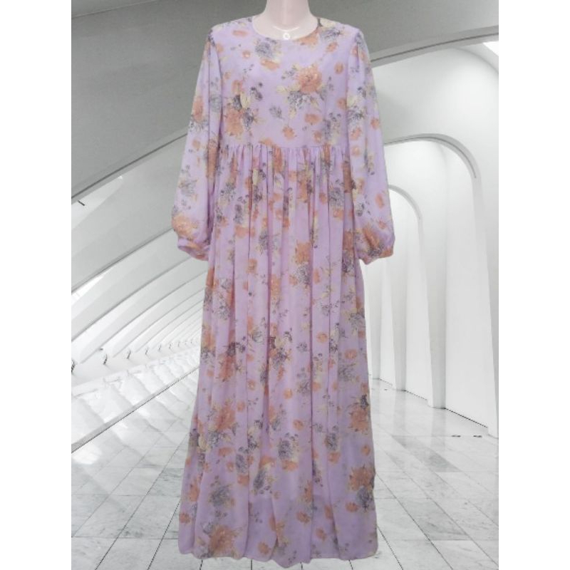 DRESS SIFON SAIZ BESAR | Shopee Malaysia
