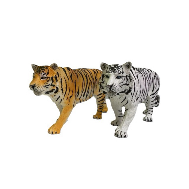 White Tiger With Siberian Tiger Figurines - Collecta | Shopee Malaysia
