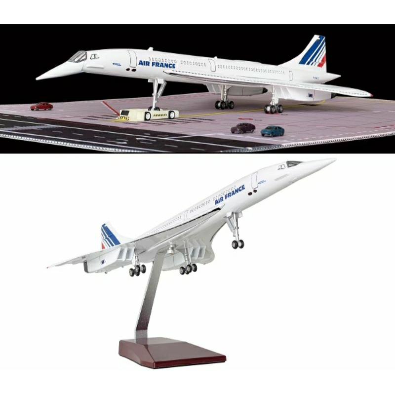 Air France Concord Aircraft Model Big Size 1/125 Collection Display ...