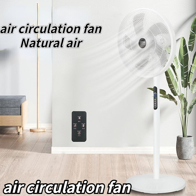 3-Speed Vertical Fan Fan Home Standing Fan (16-inch) 5 Blades Strong ...