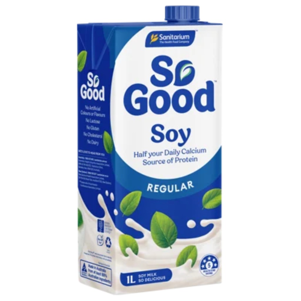 Sanitarium So Good Soy REGULAR Source of Protein, Half your Daily ...