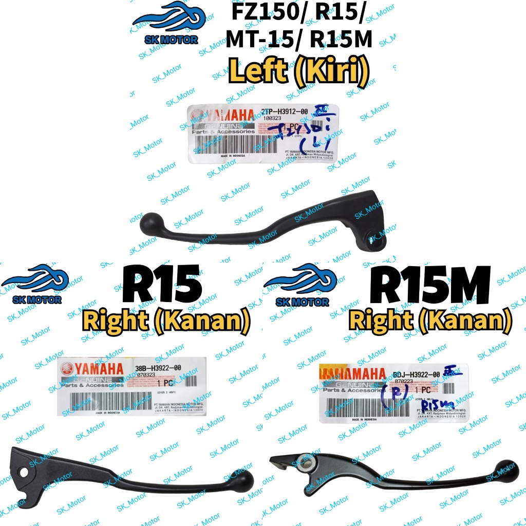 Yamaha FZ150 FZ 150 YZF-R15 V3 MT-15 R15M Original Clutch Brake Lever ...