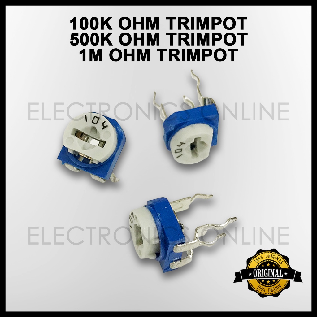 10PCS/LOT 100K 500K 1M ohm 104 504 105 ohm Resistor Trimpot Trimmer ...