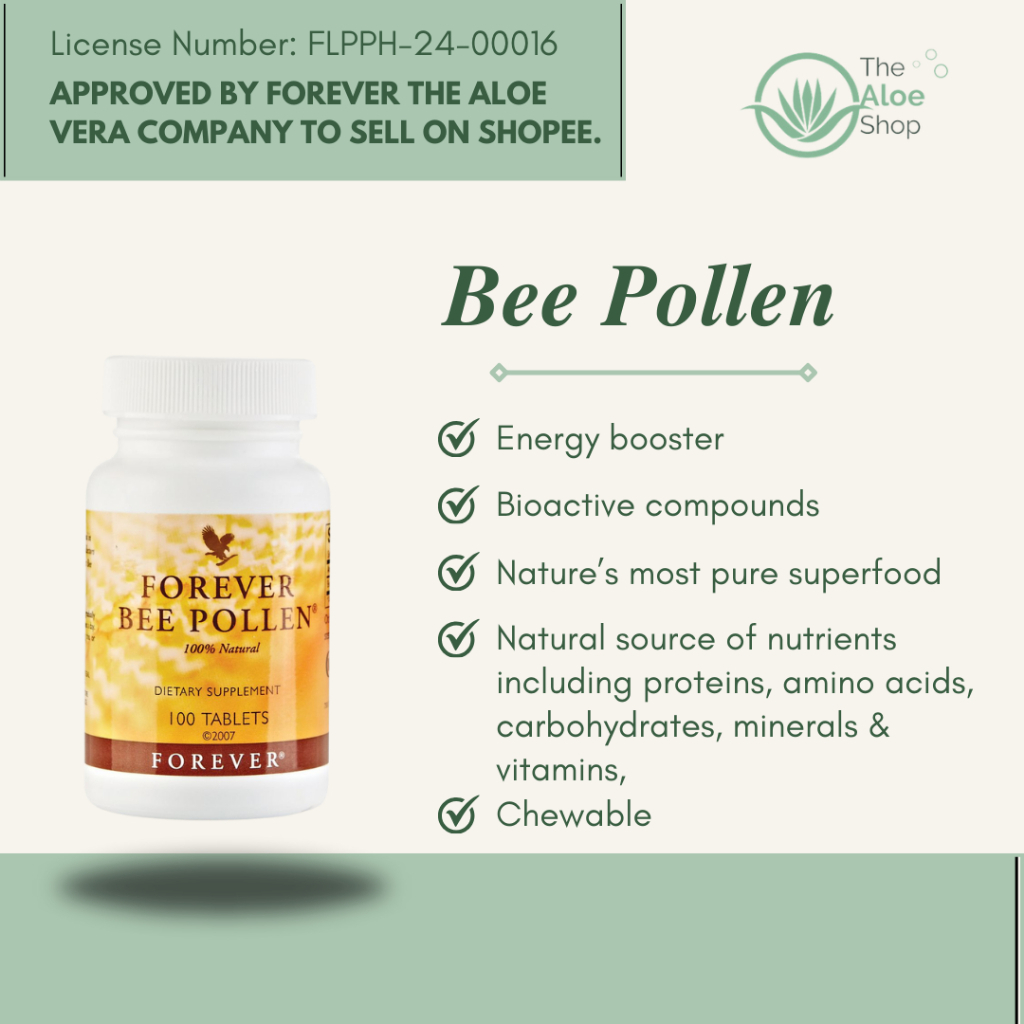 Forever Bee Pollen 100tabs Forever Living | Shopee Malaysia