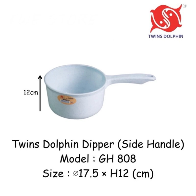 Dolphinware 808 Plastic Dipper Long Handle Water Dipper Gayung Plastik ...