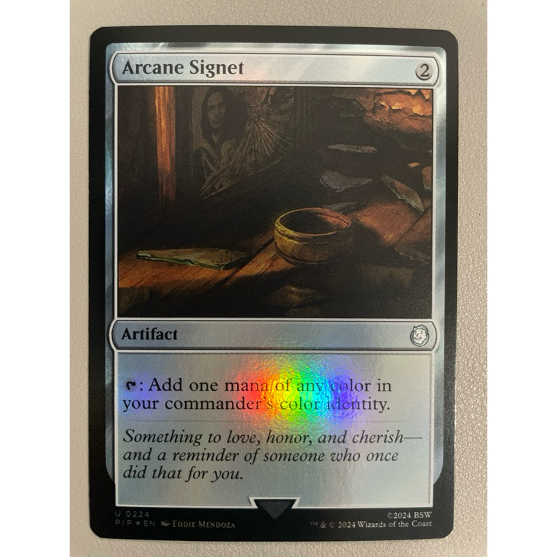 MTG:Fallout (PIP) U0224 - Arcane Signet (Foil) | Shopee Malaysia