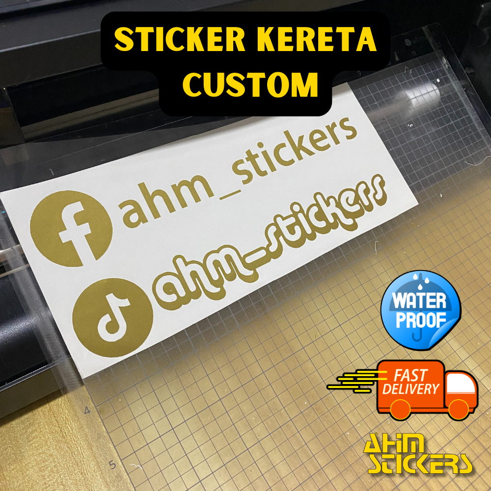Sticker Kereta Custom / Sticker Kereta Pintu / Sticker Cermin Kereta ...