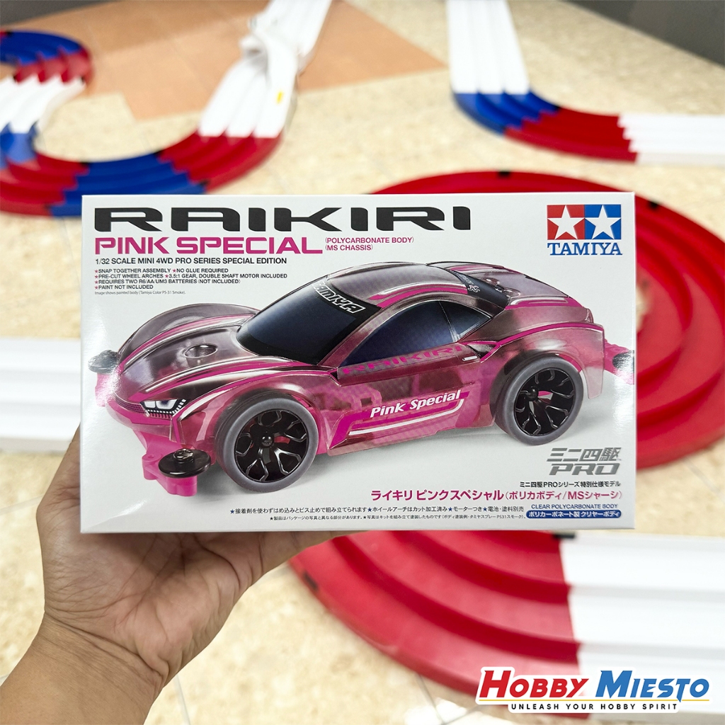 Tamiya 95486 Raikiri Pink Special (Polycarbonate Body/MS Chassis) (Mini ...