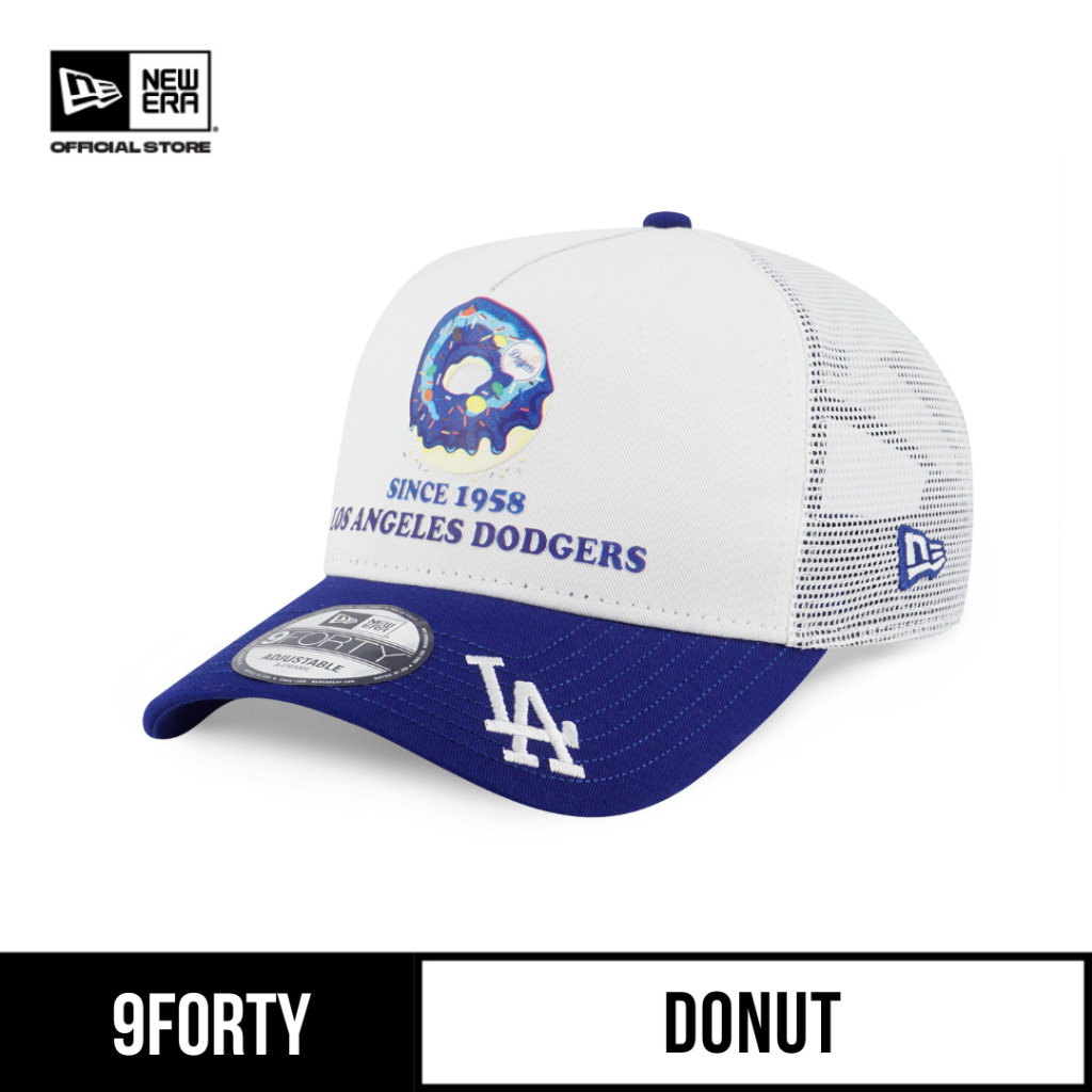 New Era 9FORTY A-Frame Trucker Los Angeles Dodgers Party Vibe MLB Donut ...