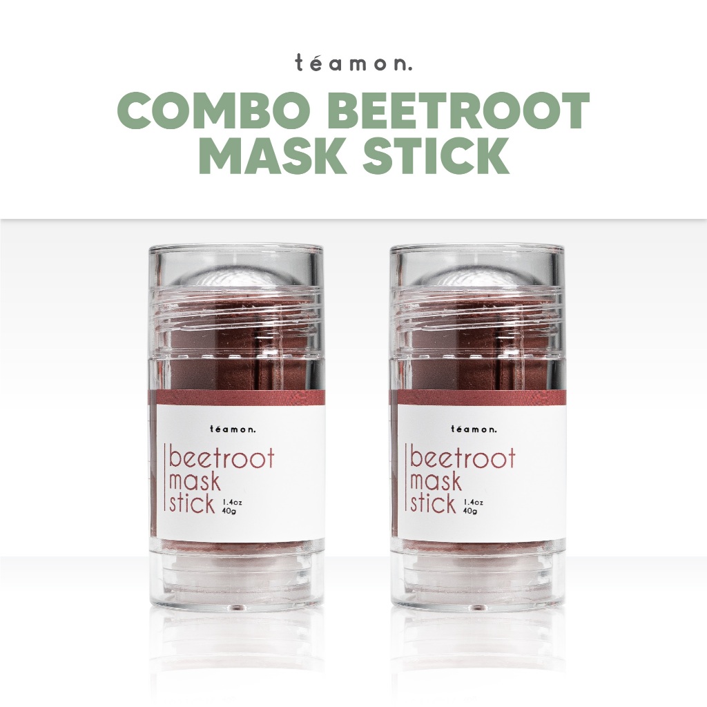 Teamon Combo Beetroot Mask Stick - Brightening Mask with Pearl powder ...