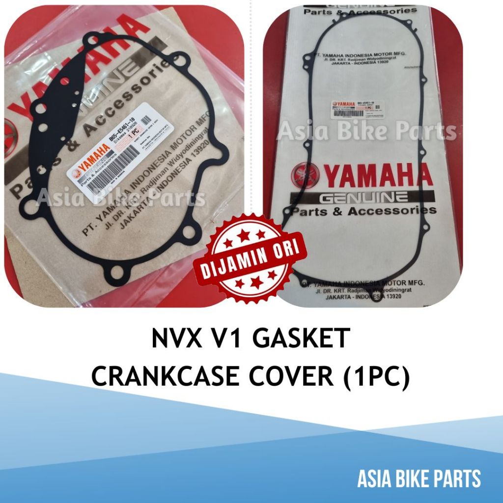 Yamaha Original NVX V1 Crankcase Cover Gasket Front Pulley Cover Gear ...