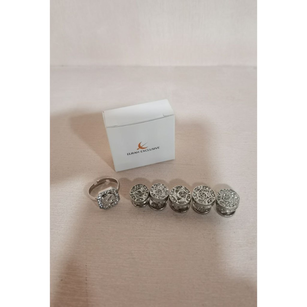 Butang Baju Melayu Elrah Exclusive dan Cincin Elrah COMBO | Shopee Malaysia