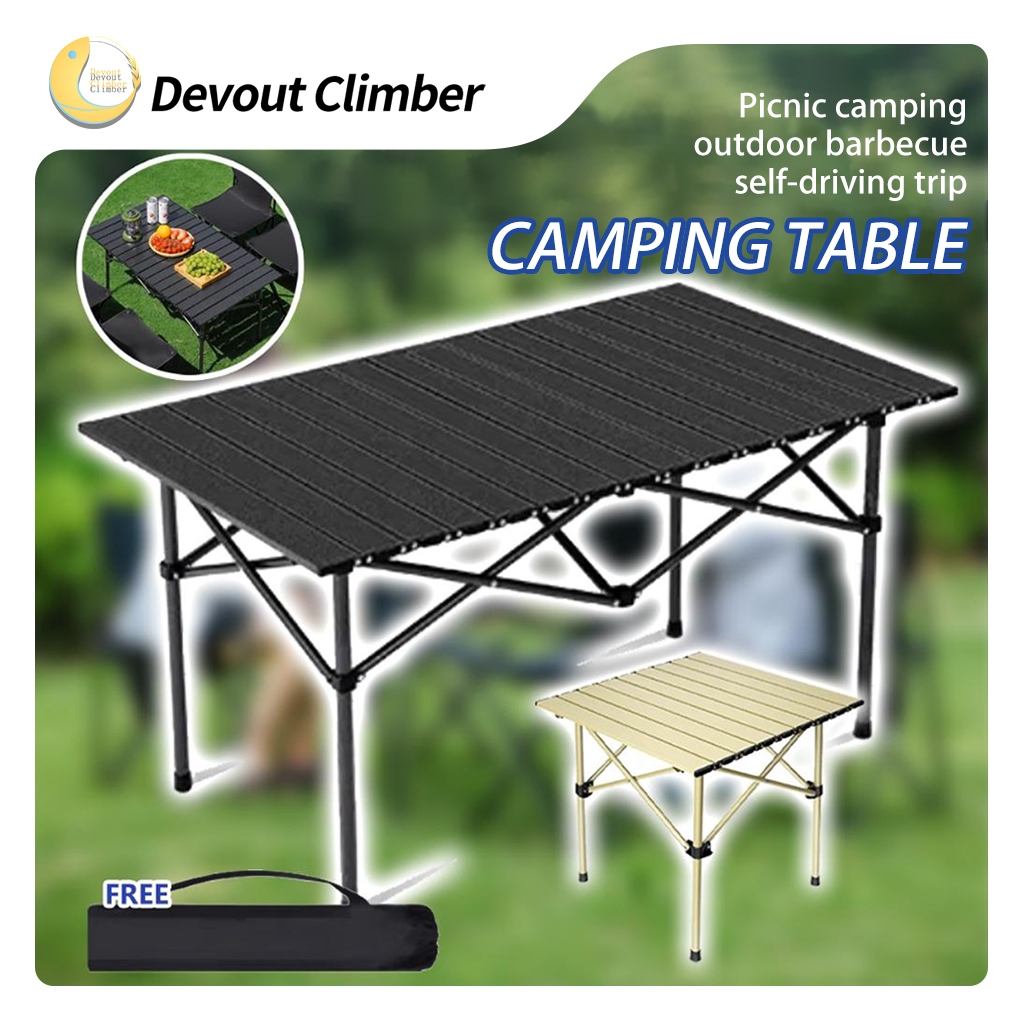 Outdoor/Home Portable Folding Table. Camping High-Strength Aluminum ...