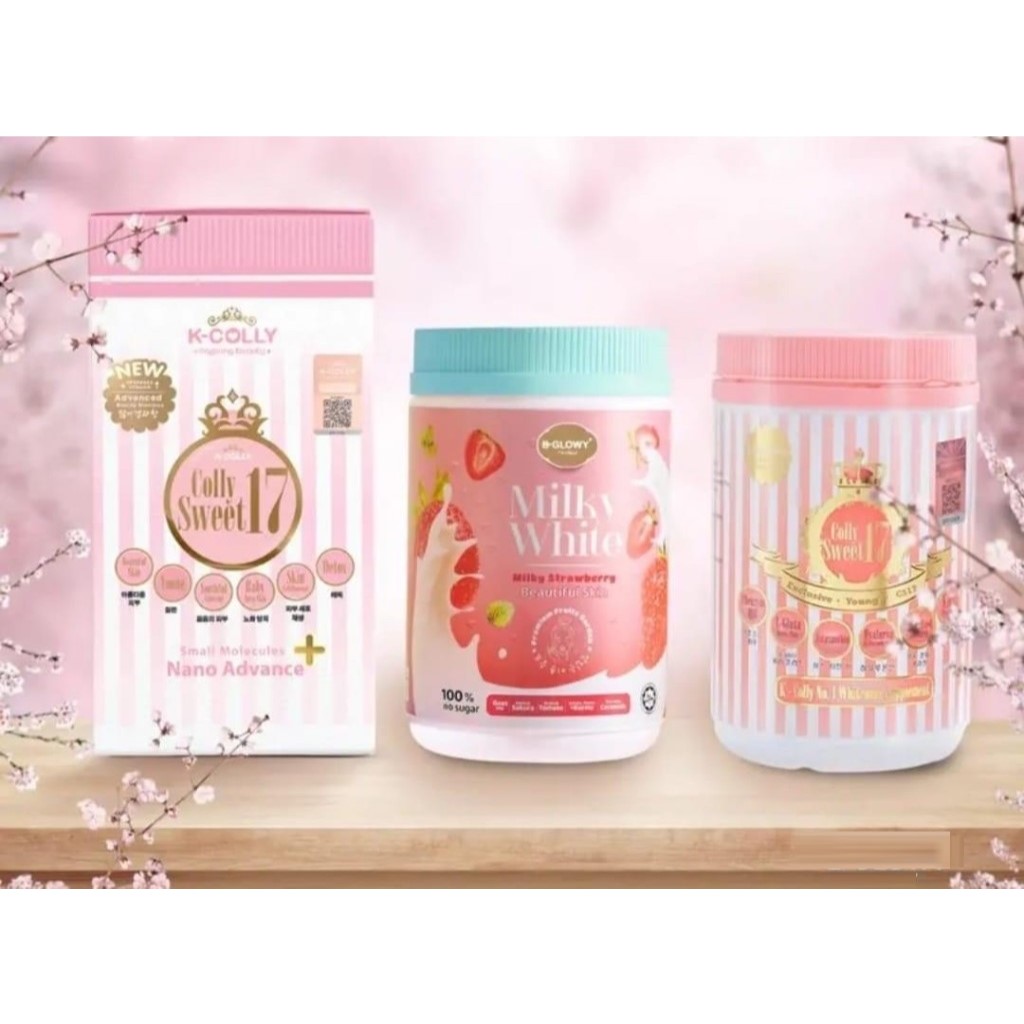 K-COLLY SWEET 17 WHITENING SUPPLEMENT | MILKY WHITE SUSU PUTIH ...