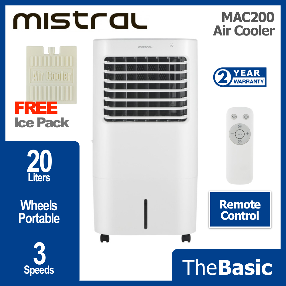 MISTRAL 20L Portable Air Cooler with Remote Control ( MAC200 ) | Shopee ...