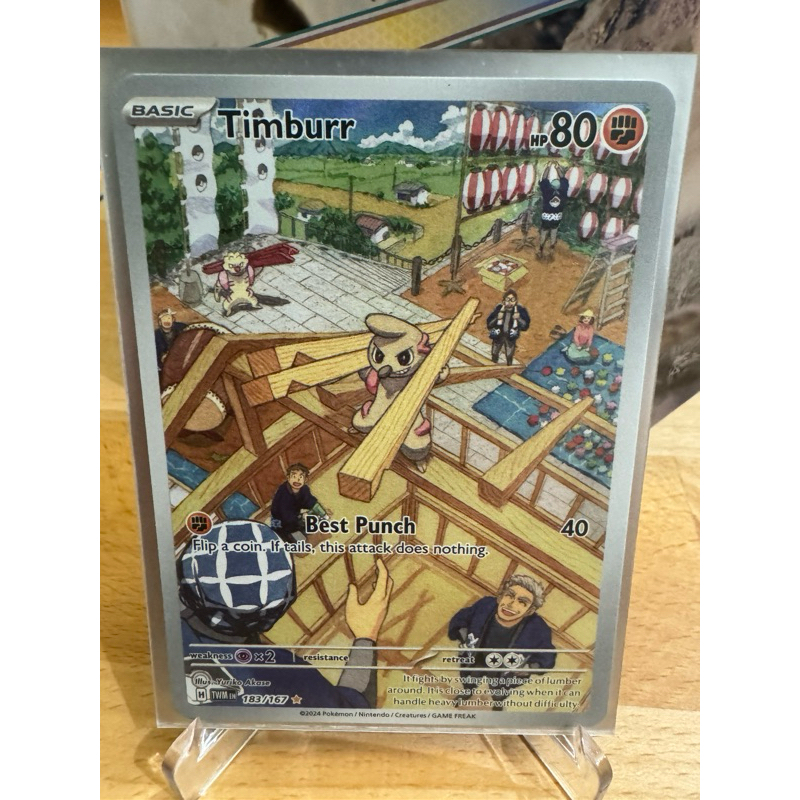 Pokemon Card TCG : SV6 Twilight Masquerade : Timburr 183/167 ...