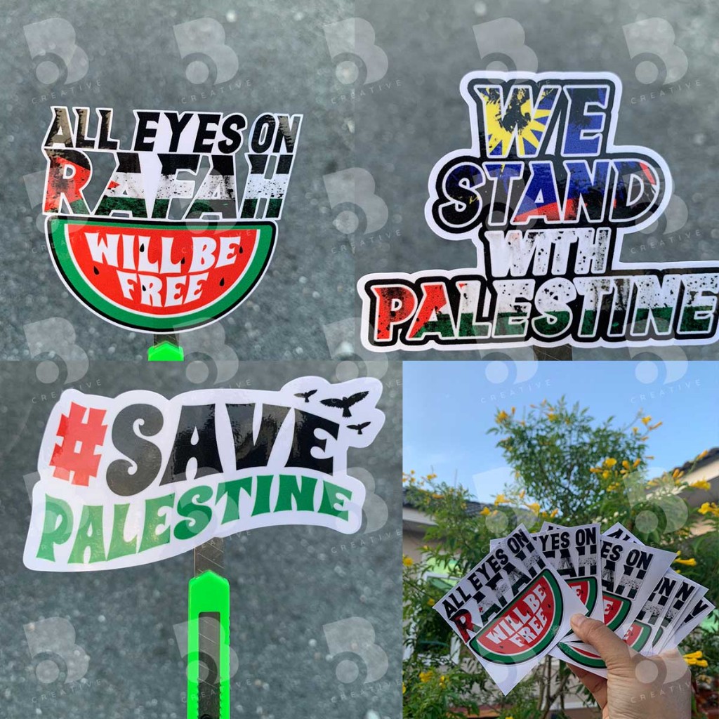 [All Eyes On Rafah] Sticker Kereta / Motor Free Palestine | Shopee Malaysia