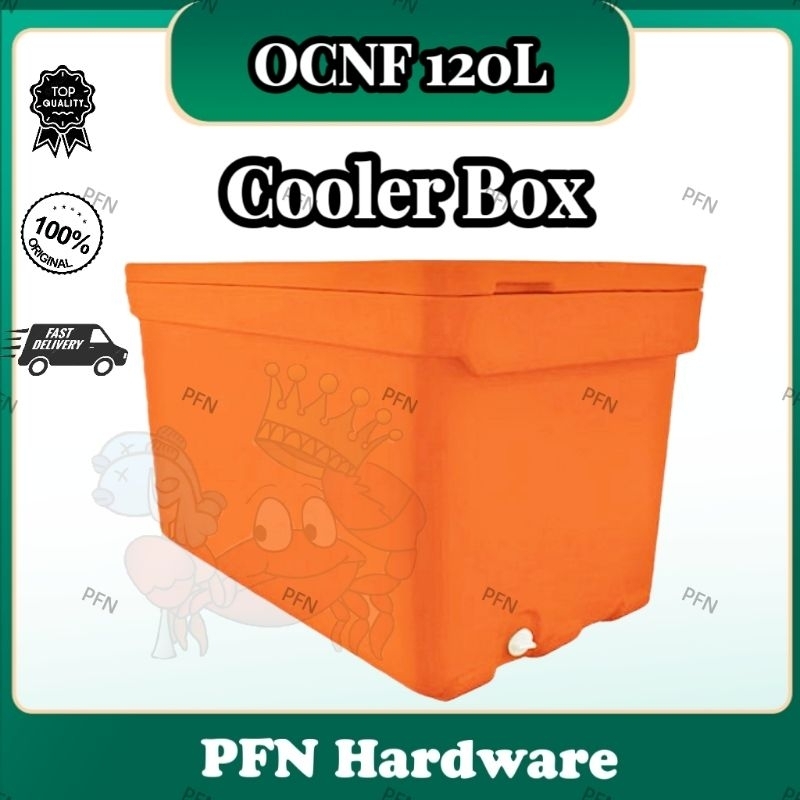 120L F-Series Cooler box(Model: OCNF)Ice box/Ice bucket/Tong ais ...