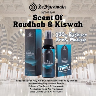 FREE GIFT De' Haramain Wangian Raudhah Dan Kiswah 100ml Perfume Spray ...