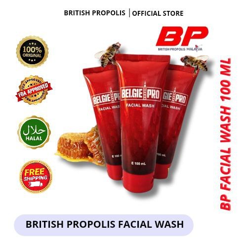 Belgie Pro Facial Wash 100 ml Original 100% - British Propolis Malaysia ...