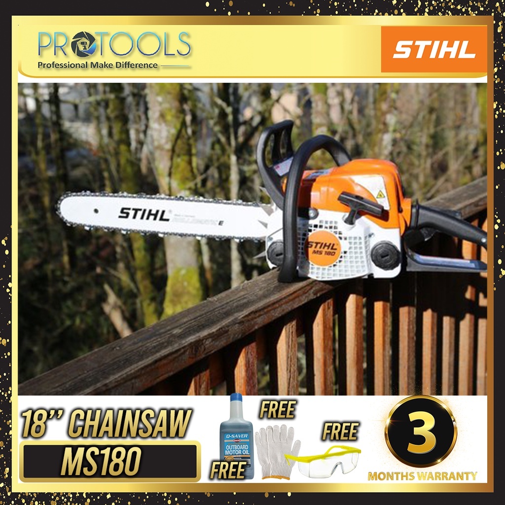STIHL 16" / 18" MS180 CHAIN SAW | CHAINSAW (100% GUARANTEE ORIGINAL ...