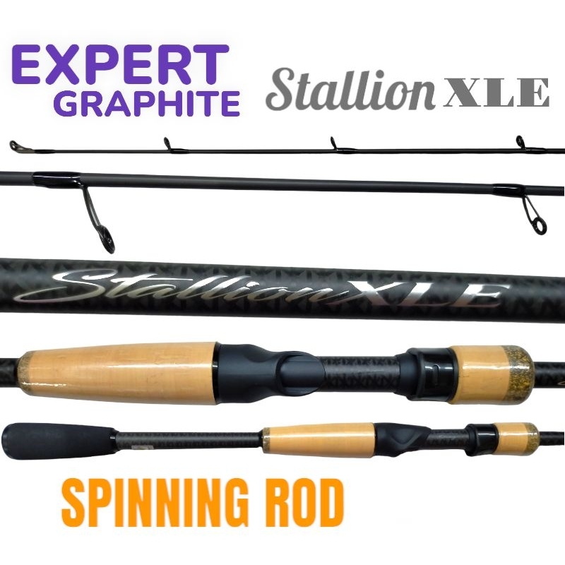 EXPERT GRAPHITE STALLION XLE FISHING ROD ONE PIECE | Shopee Malaysia