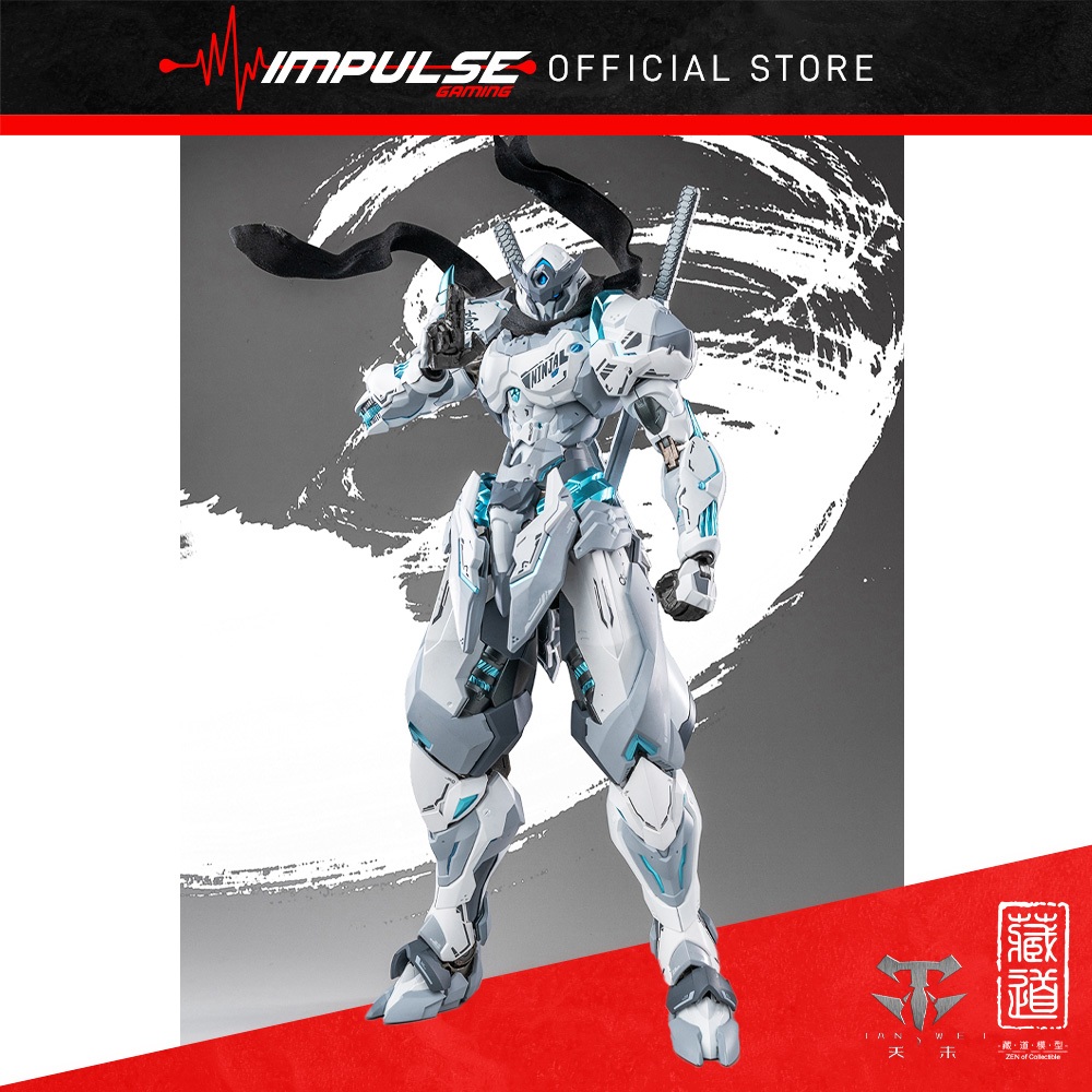 Zen of Collectible Hurricane Ninja Zhan Ming Shinobi White Ghost Ver. CD-07W/藏道模型 影域众 · 飐冥--白幽灵 ...