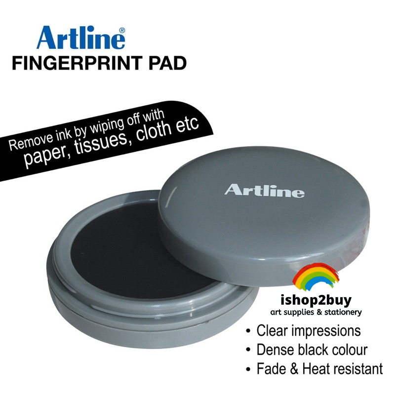 Thumbprint Pad Black Finger Print Stamp Pad KWSP Fingerprint Pad EPF ...