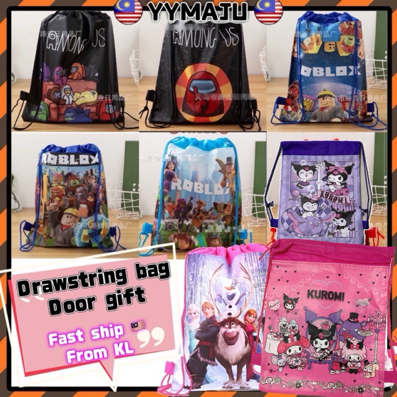 🇲🇾YYMAJU🇲🇾Drawstring bag ROBLOX among us doorgift bag | Shopee Malaysia
