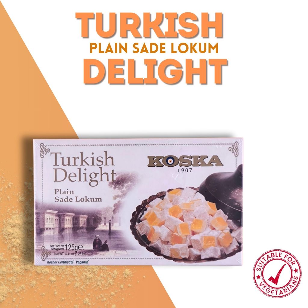 KOSKA TURKISH DELIGHT ( Lokum ) PLAIN [ 125g ] | Giftable Snacks ...