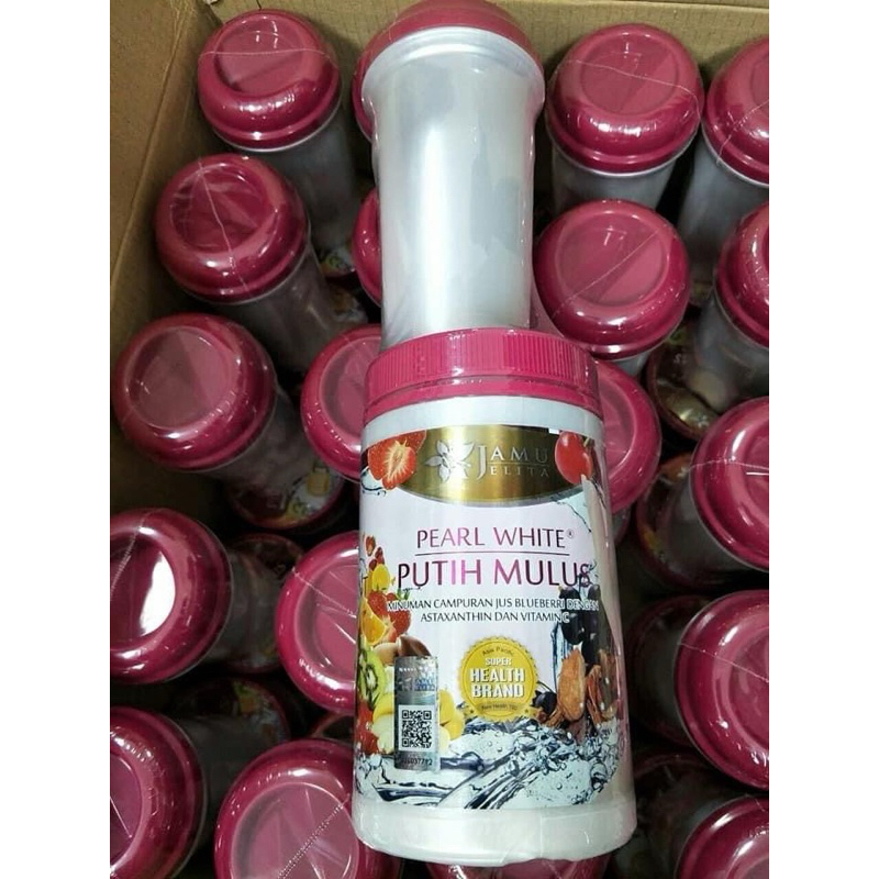 [PENGHANTARAN CEPAT] PEARL WHITE PUTIH MULUS JAMU JELITA 400G + FREE ...