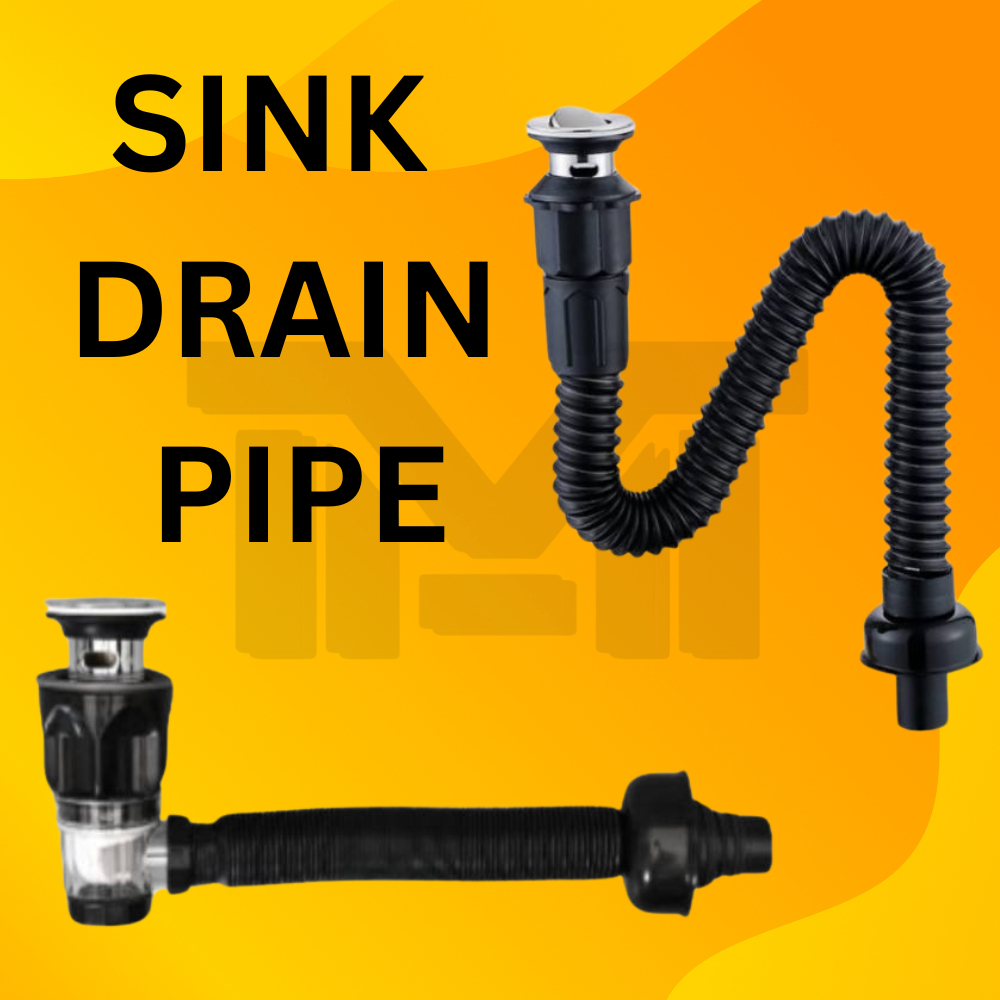 [Ready Stock] Bathroom Draining Sink Set Single Direct Tube Pipe Basin ...