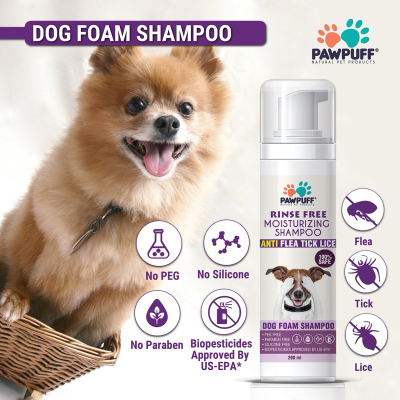 PAW PUFF RINSE FREE DOG FOAM SHAMPOO | Shopee Malaysia