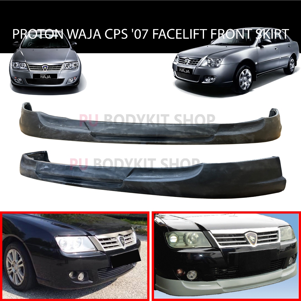 PROTON WAJA FOR CPS BUMPER '07 FACELIFT FRONT SKIRT MATERIAL PU GETAH ...