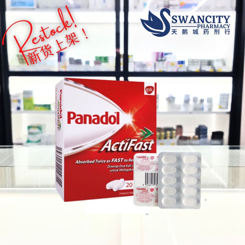 PANADOL ACTIFAST TABLETS 10s (STRIP) | Shopee Malaysia