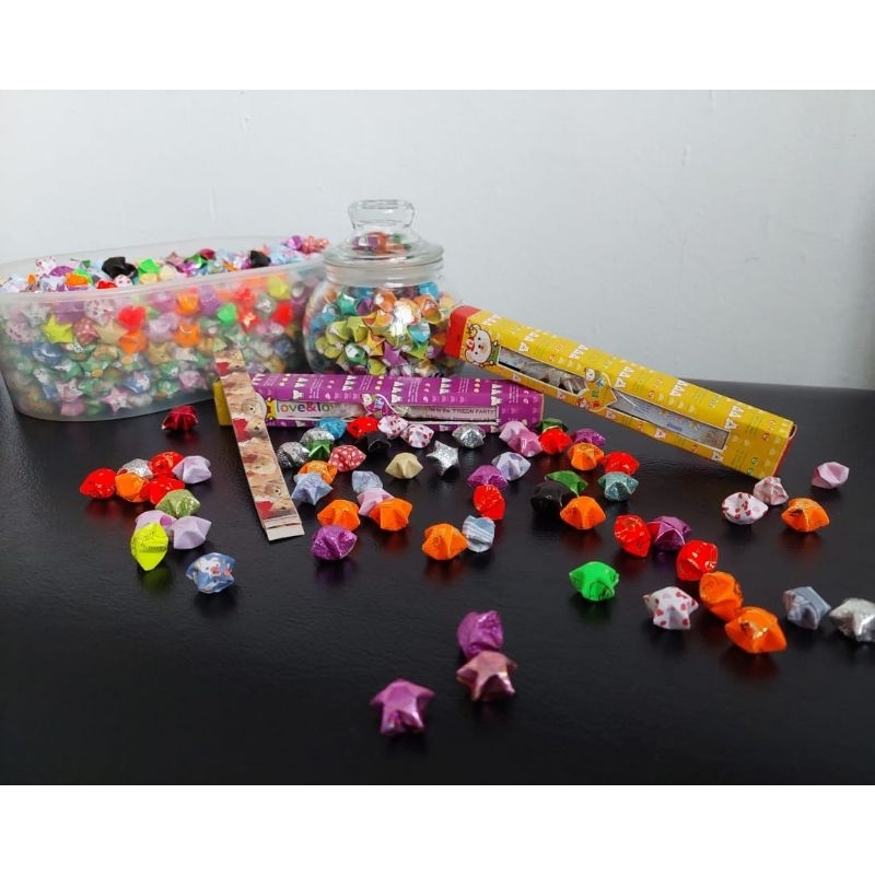 Ready Made Paper Stars (folded) 200 pcs | Shopee Malaysia