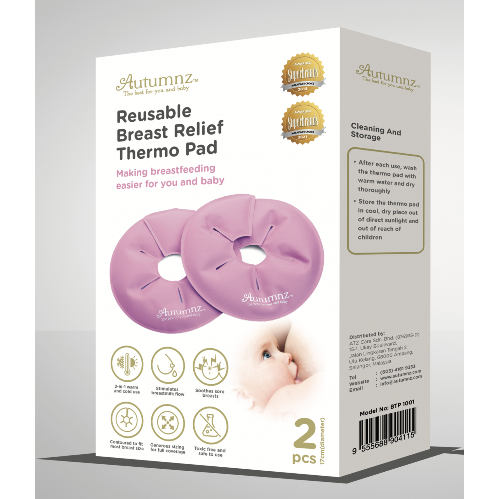 Autumnz Reusable Breast Relief Thermo Pad (2 pcs) | Shopee Malaysia