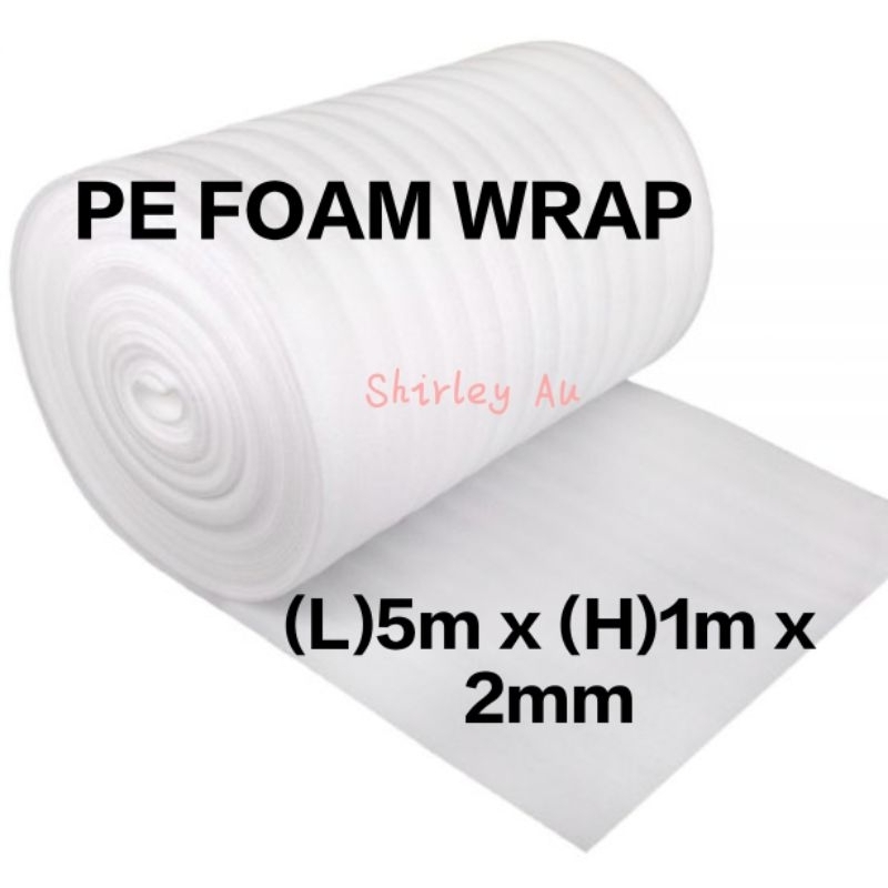 2MM Thickness 0.2cm (H)1m x (L)5m Pe Foam EPE Polyethylene Pearl Sheet ...