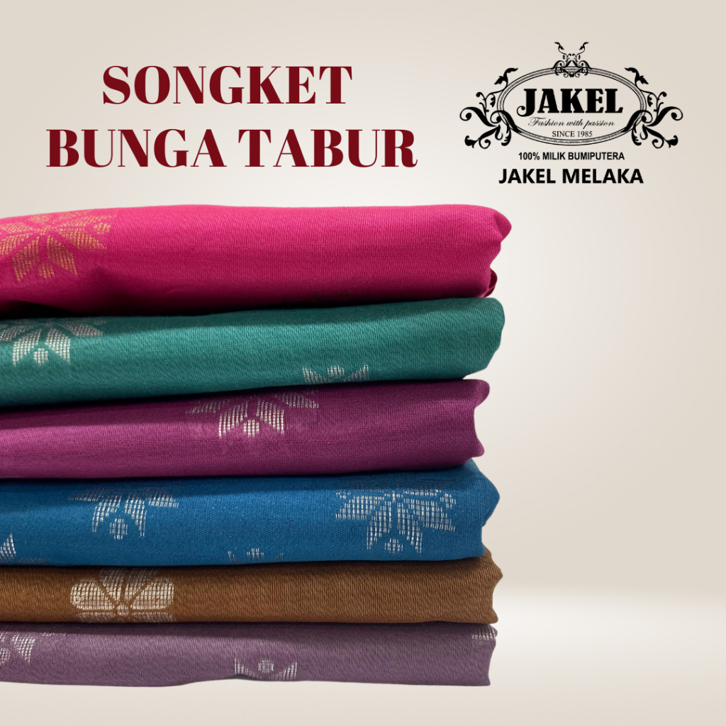 KAIN SONGKET BUNGA TABUR | Shopee Malaysia
