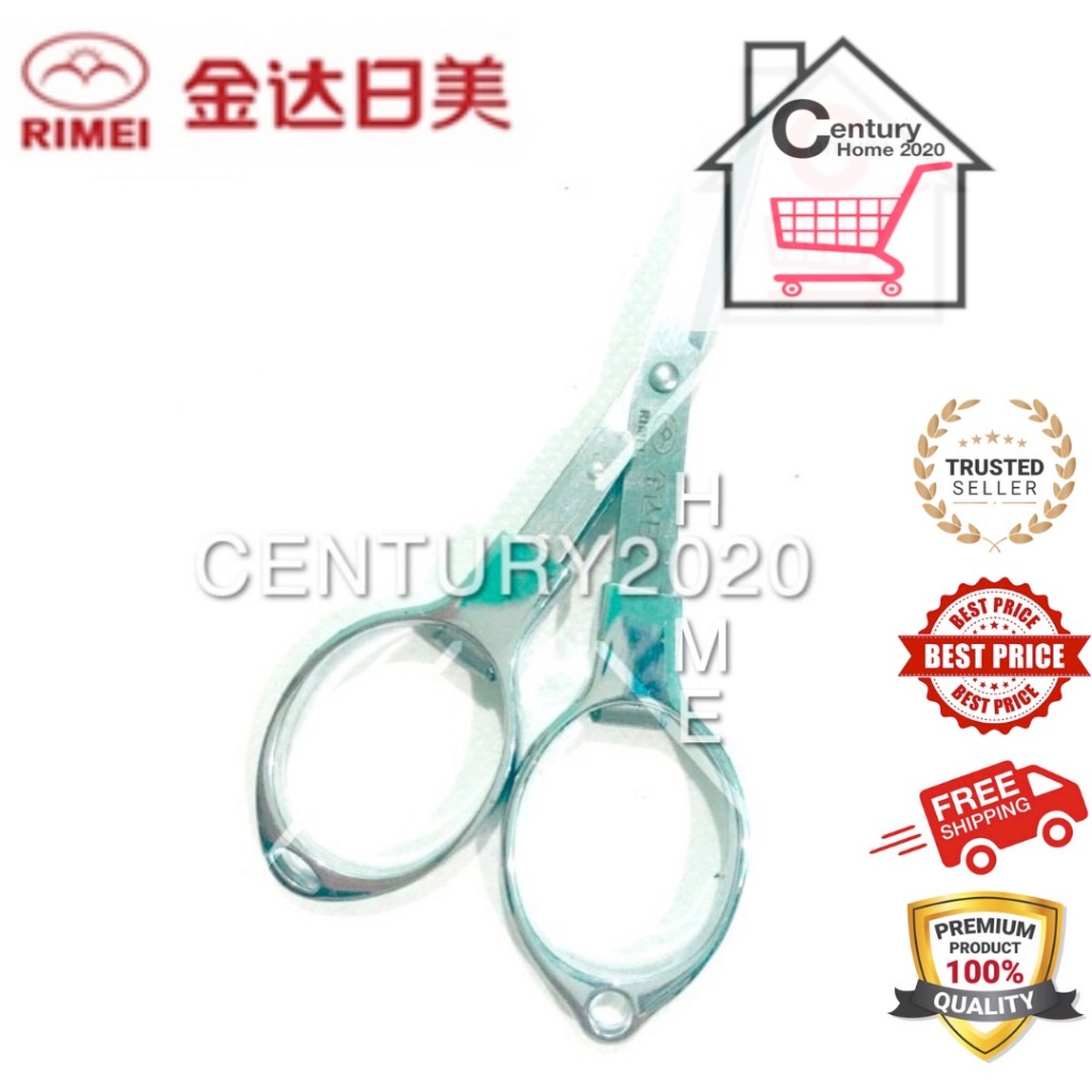 RIMEI Travel Scissors Stainless Steel Scissors Small Size Easy Bring ...