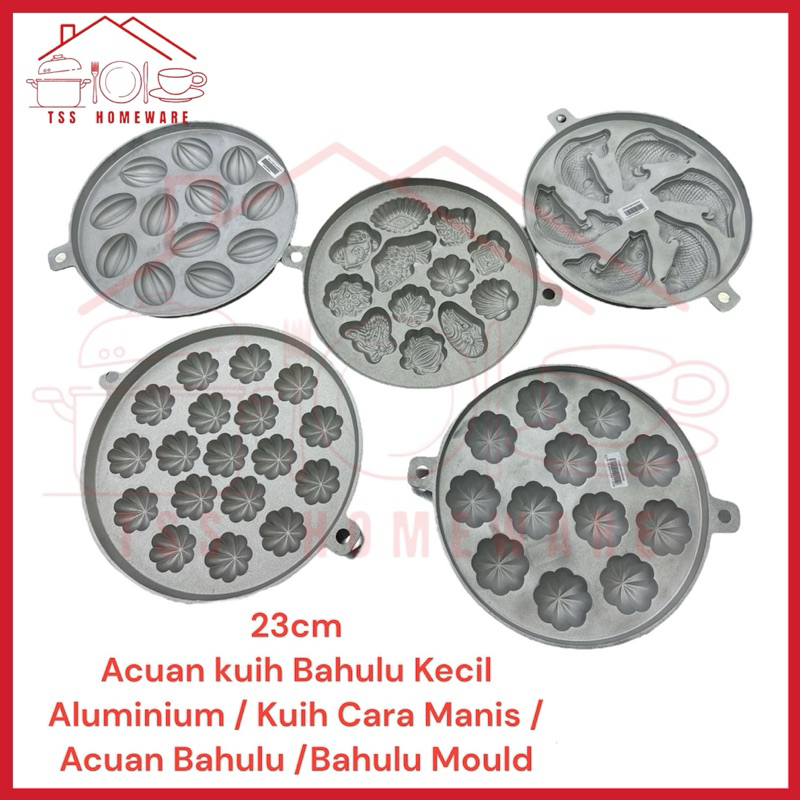 23cm Acuan kuih Bahulu Kecil Aluminium / Kuih Cara Manis / Acuan Bahulu ...