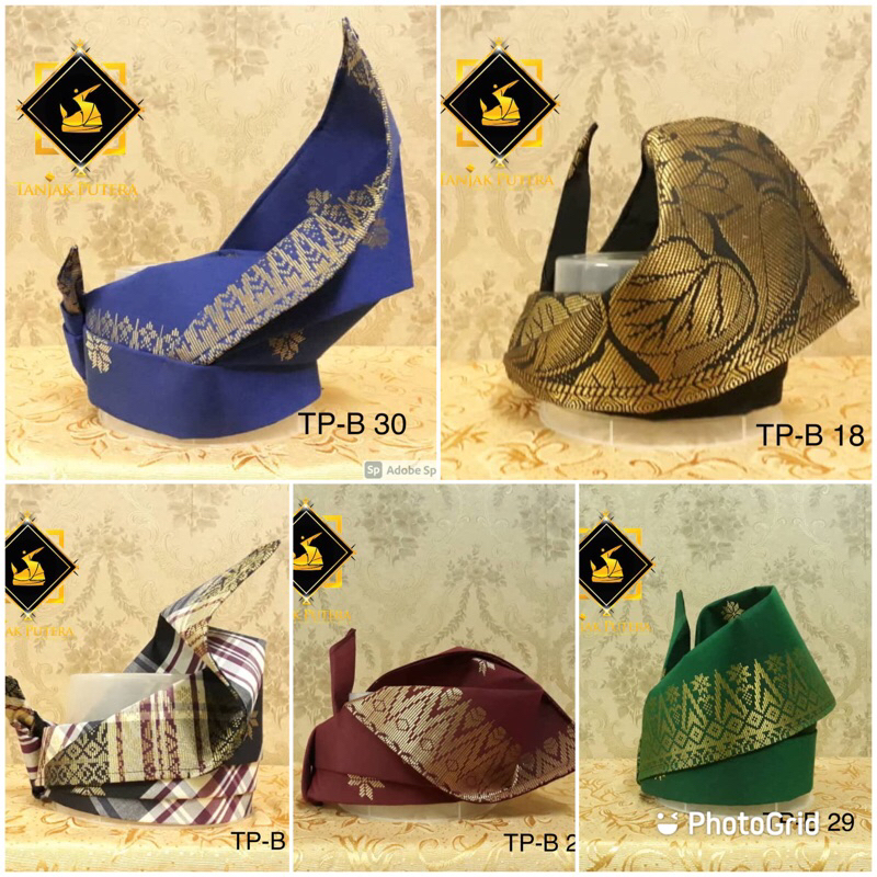 Tanjak Putra Songket Bunga Tabur - DEWASA | Shopee Malaysia