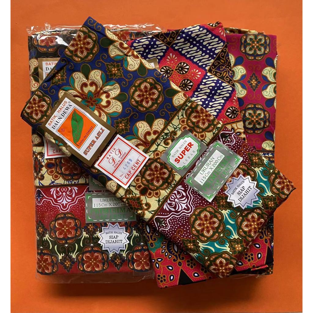 DAUN DEWA 100% Cotton Dari Thailand (Corak Bagi Secara Random) Kain ...