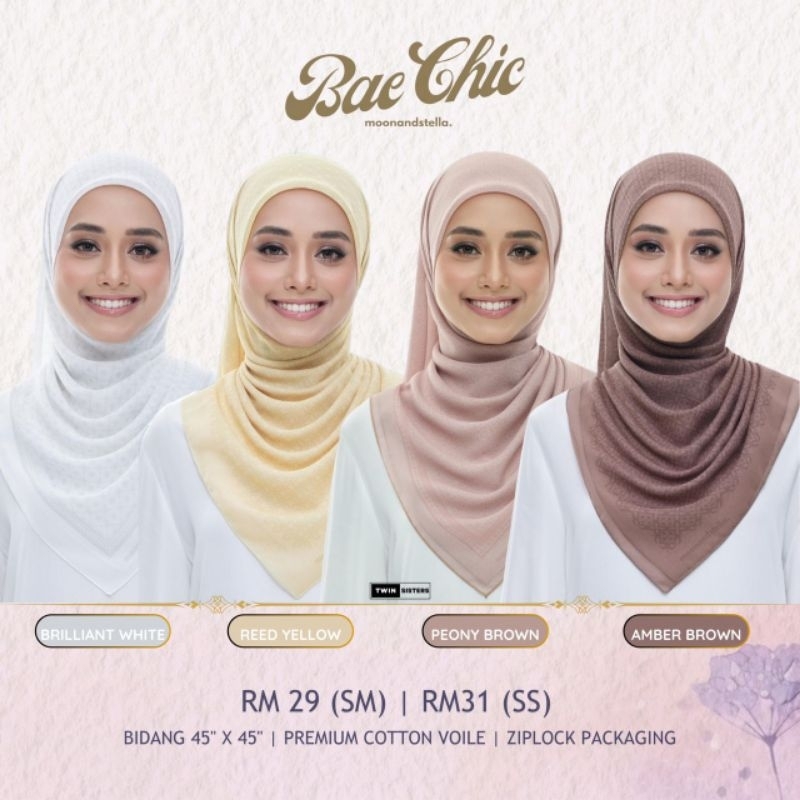 MOONANDSTELLA**🎶DOLCE FLUER *BAE CHIC*KLASIK MALAYA* 🎶*BIDANG 45 X 45 ...