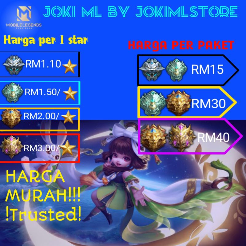 Joki Mobile Legends MLBB MURAH Malaysia/MLBB Boosting Rank Service ...